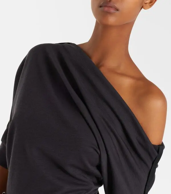 LEMAIRE Twisted Hem Jersey Midi Dress