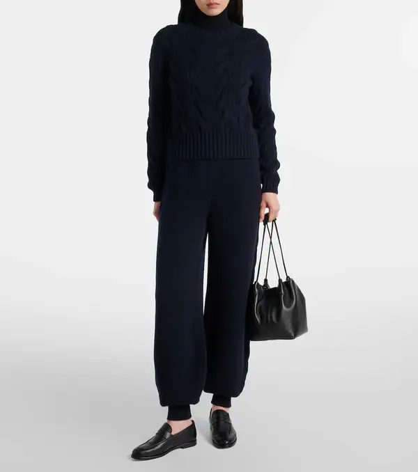 Loro Piana Napier Cable-knit Cashmere Sweater
