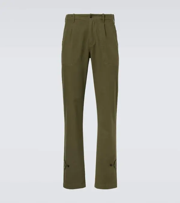 Dunhill Cotton Straight Pants