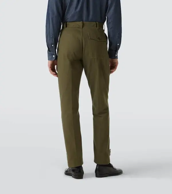 Dunhill Cotton Straight Pants