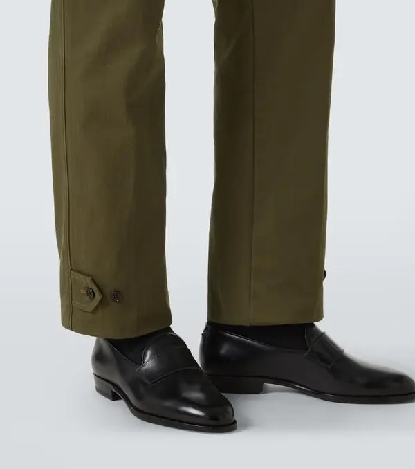 Dunhill Cotton Straight Pants