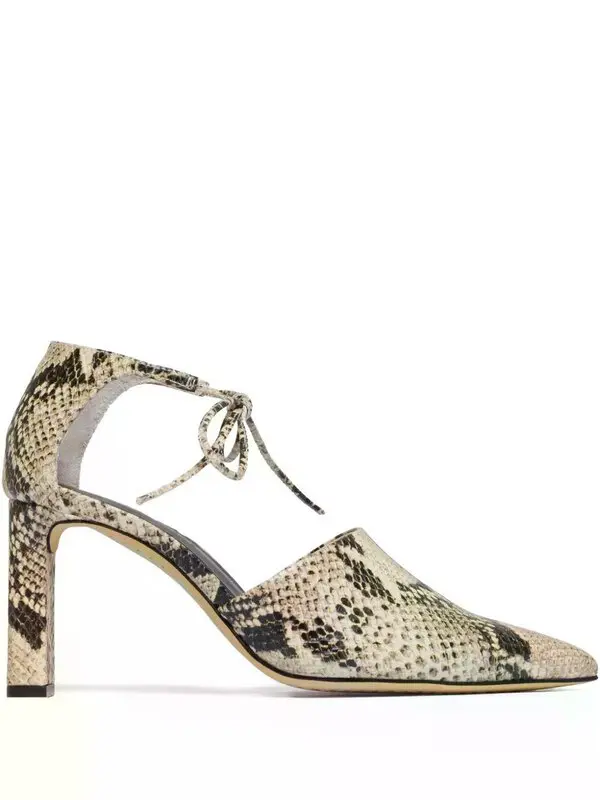 Bernardo 1946 82mm Snakeskin-effect Pumps
