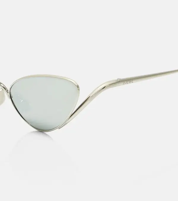 Loewe Signature Cat-eye Sunglasses - Silver