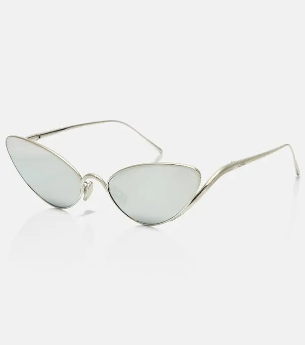 Loewe Signature Cat-eye Sunglasses - Silver