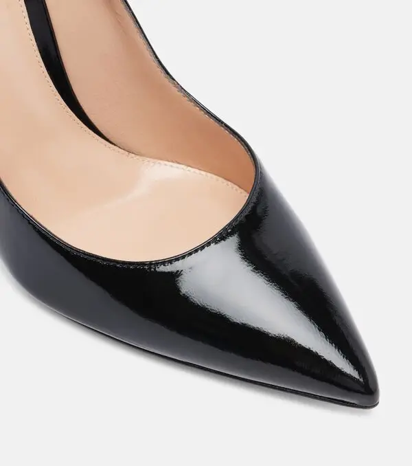 GIANVITO ROSSI 105 Patent Leather Pumps - Black