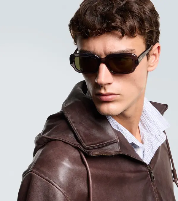 Loewe Slim Square Frame Sunglasses - Grey