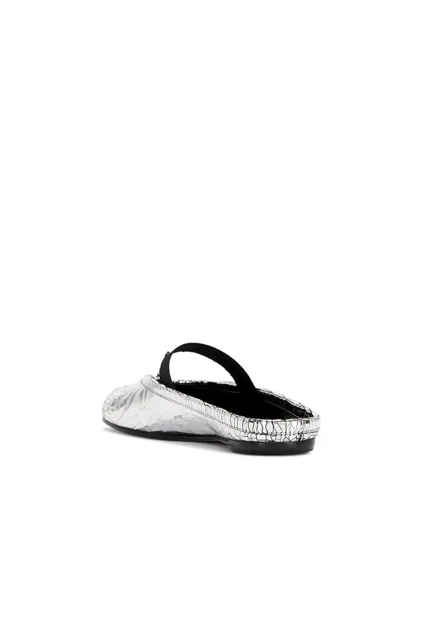 MAISON MARGIELA Ballet Flat - Silver & Black