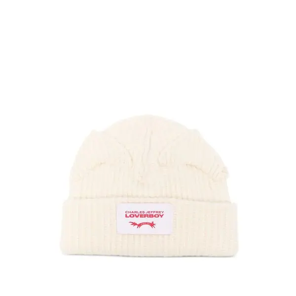 CHARLES JEFFREY Knitted Hat - Beige