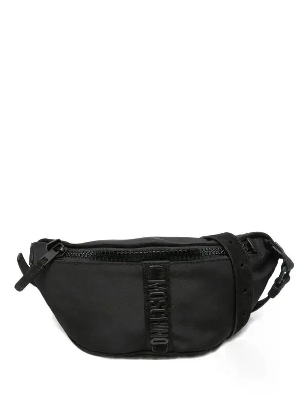 Moschino Logo Belt Bag - Black