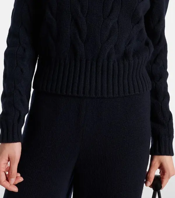 Loro Piana Napier Cable-knit Cashmere Sweater