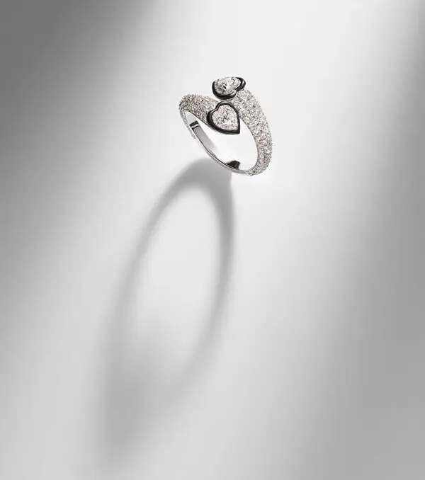 KAMYEN Double Crush 18kt White Gold Diamond Ring