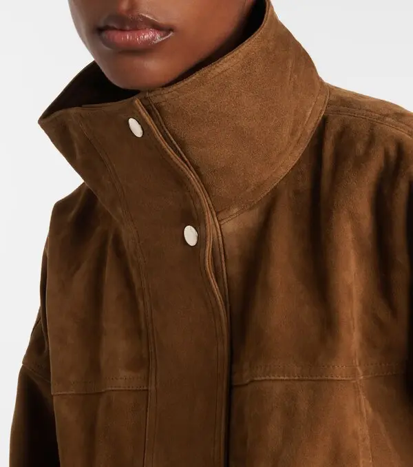 RÓHE Suede Jacket - Brown