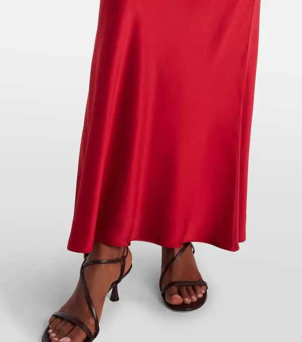 THE SEI Silk Charmeuse Maxi Skirt