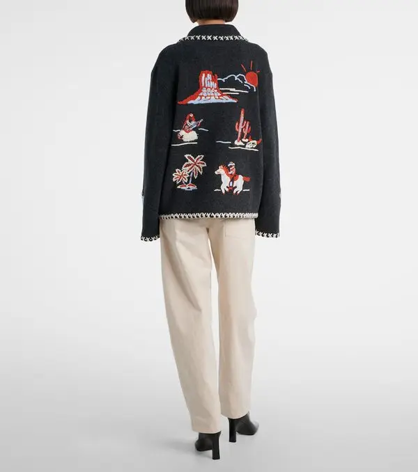 Alanui Remember Me Virgin Wool Jacket
