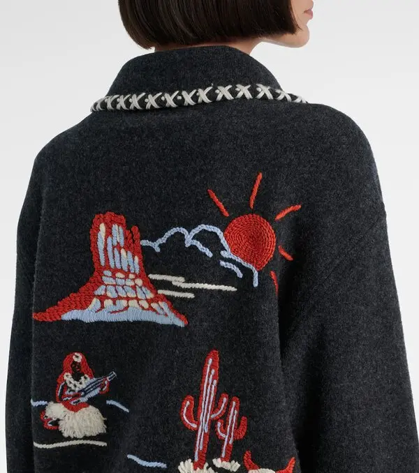 Alanui Remember Me Virgin Wool Jacket