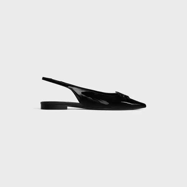 Celine Alma Triomphe Flat Slingback