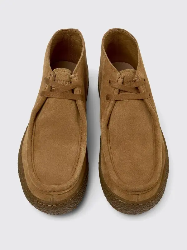 Camper Suede Ankle Boots - Brown