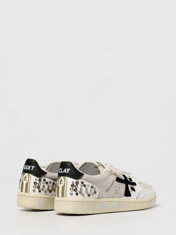 Premiata Clay Suede Sneakers With Stud Embellishments