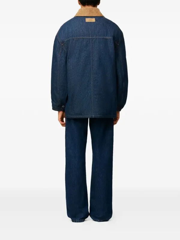 Ami Worker Denim Jacket - Blue