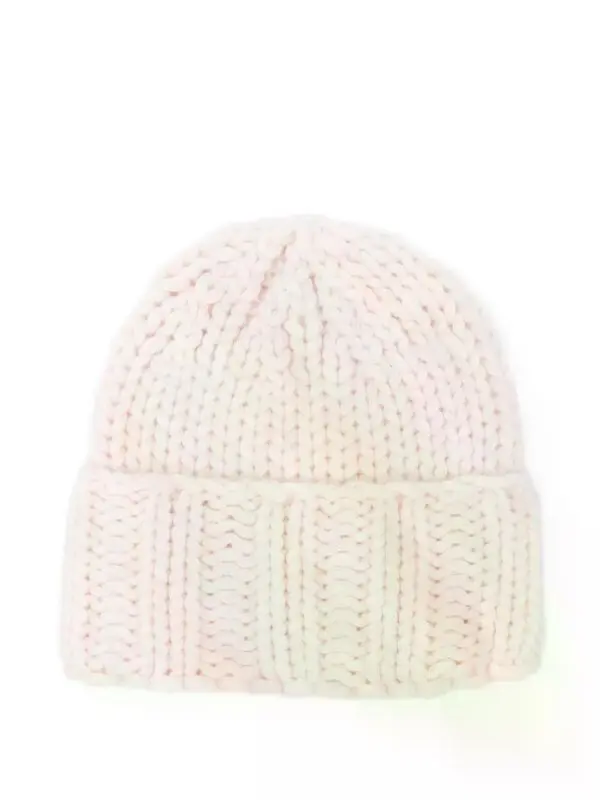 Warm Me Ribbed-knit Beanie - Neutrals