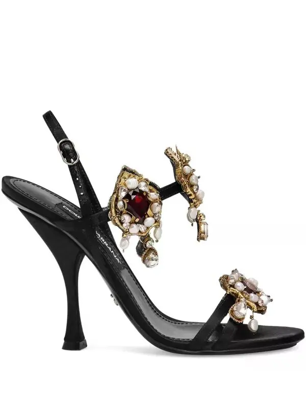 Dolce & Gabbana Embellished Stiletto Sandals
