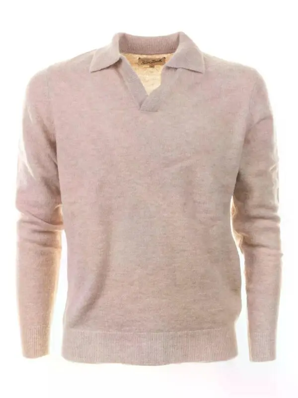 MC2 SAINT BARTH V-neck Polo-collar Sweater