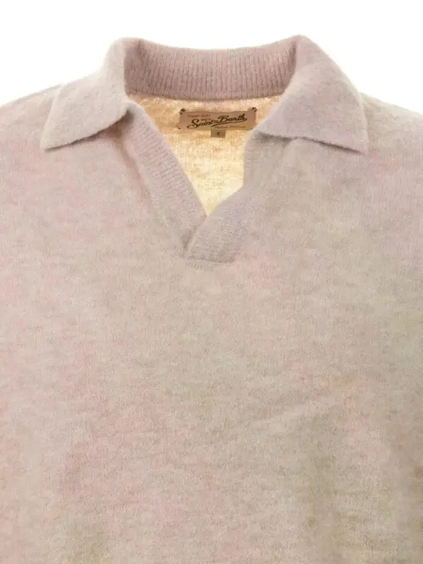 MC2 SAINT BARTH V-neck Polo-collar Sweater