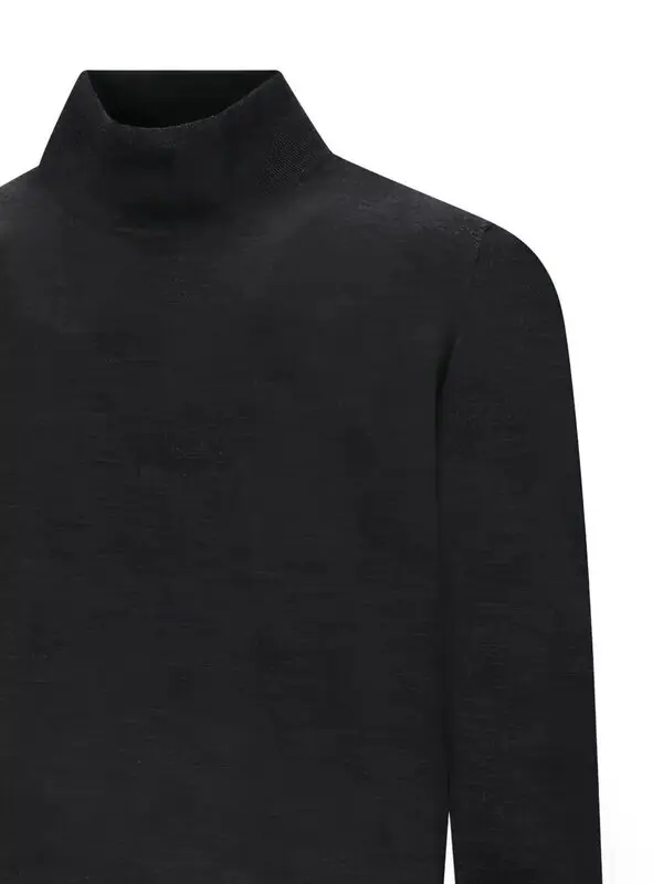 GOES BOTANICAL Ribbed Roll-neck Knitwear - Black