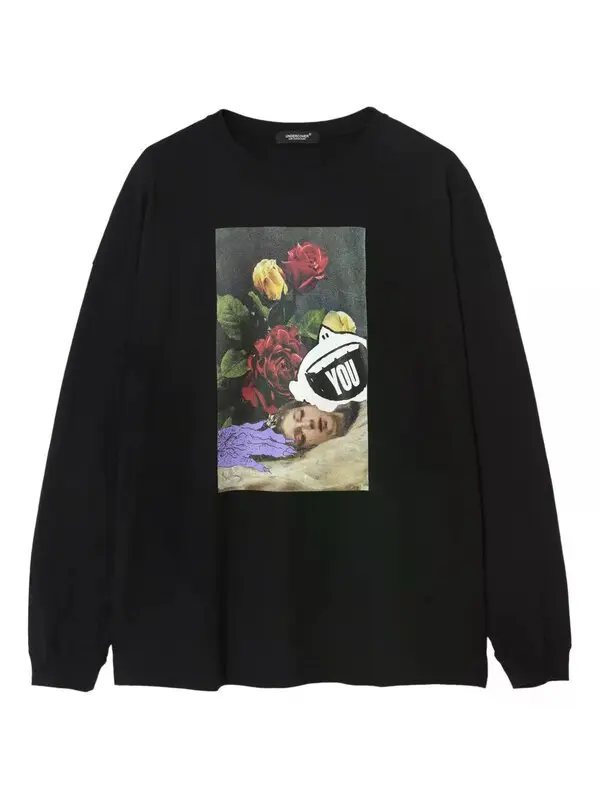 Undercover Graphic-print Long-sleeve Sweatshirt - Black