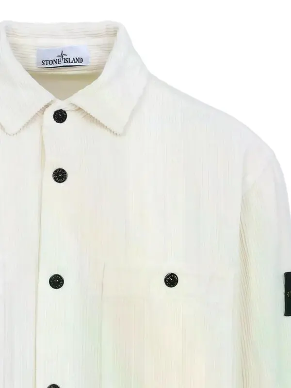 Stone Island Buttoned Corduroy Shirt