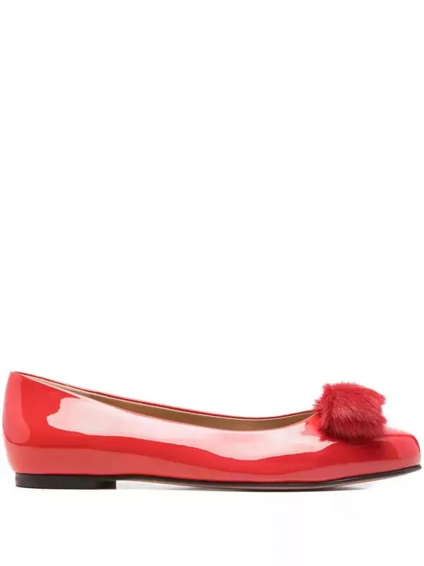 FERRAGAMO Bow-detail Ballet Flats