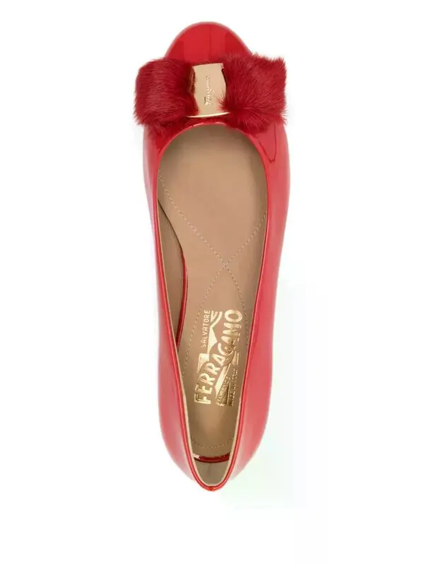 FERRAGAMO Bow-detail Ballet Flats