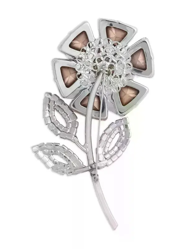 Dolce & Gabbana Rhinestone-embellished Floral Pin