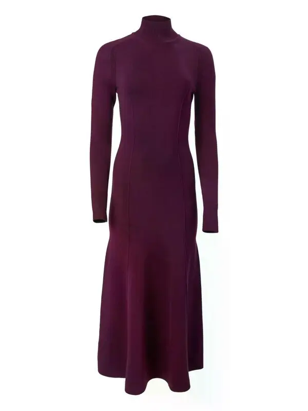 Carolina Herrera Turtleneck Wool-silk Dress