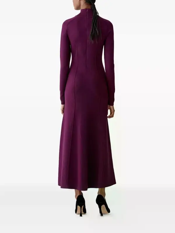 Carolina Herrera Turtleneck Wool-silk Dress