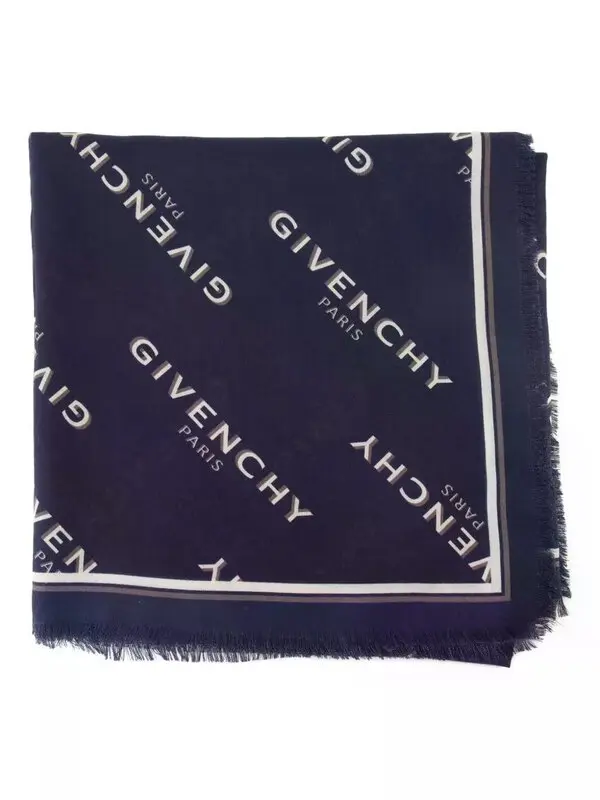 Givenchy Monogram Fringed Scarf