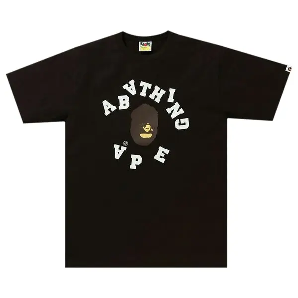 A BATHING APE Broken College Tee - Brown