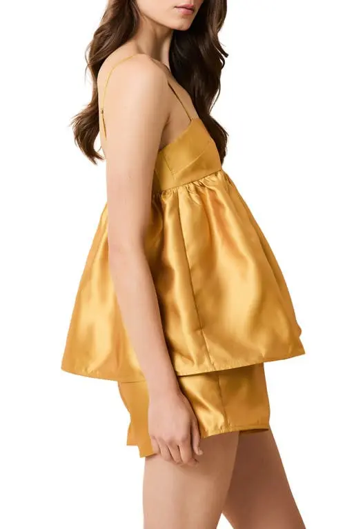 Solid & Striped Yarden Satin Camisole - Ochre