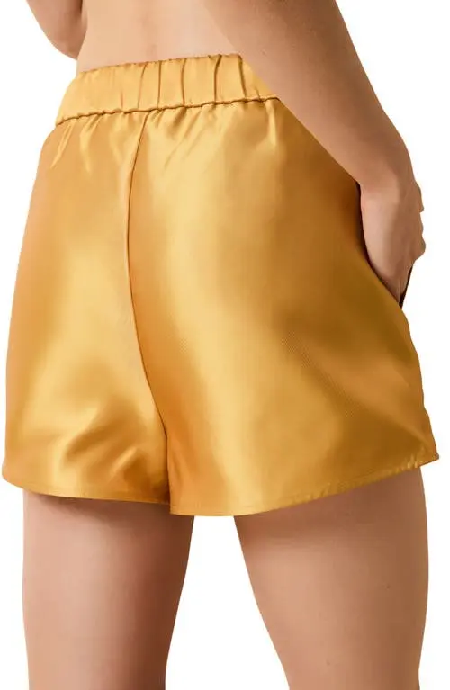 Solid & Striped Emery Satin Twill Shorts