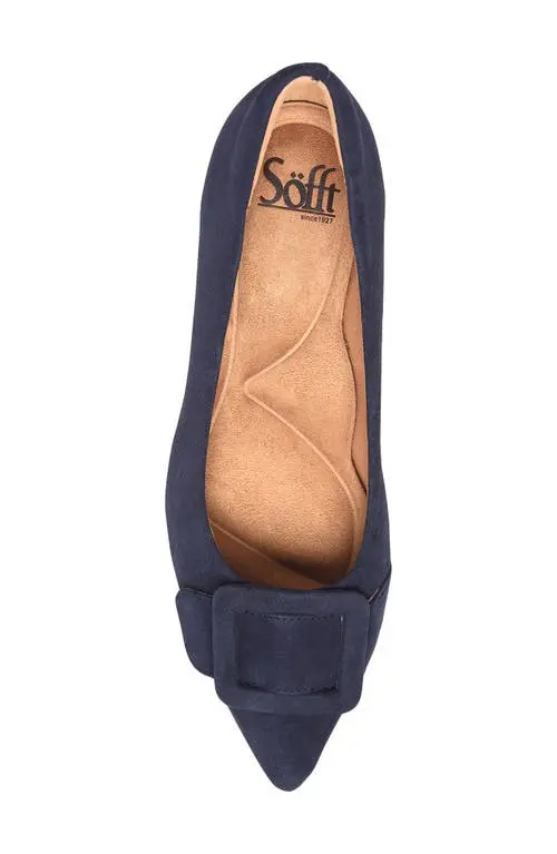 SOFFT Pointed-toe Kitten Heel Pumps - Sky Navy