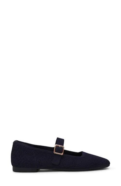 Anne Klein Mabel Mary Jane Flat - Navy