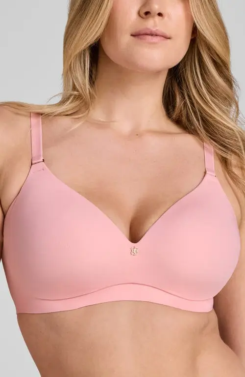 HONEYLOVE Cloudembrace Wireless T-shirt Bra - Pink Cloud