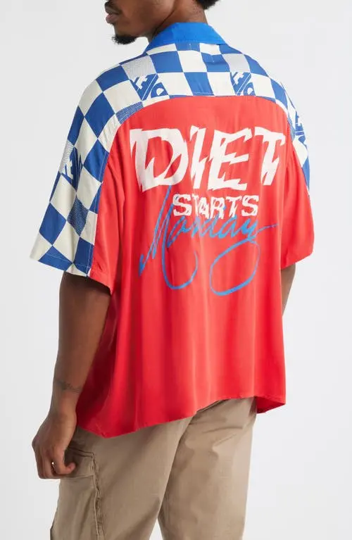 DIET STARTS MONDAY Pit Crew Camp Shirt