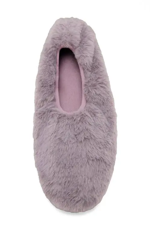 Mango Faux Fur Slipper - Purple