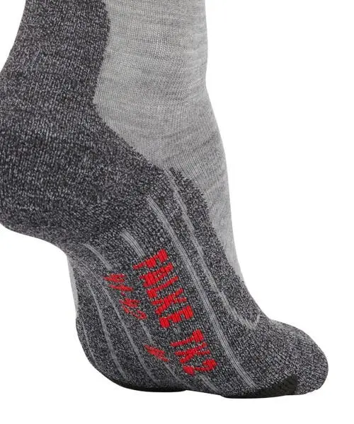Falke Tk2 Explore Melange Hiking Socks - Mid Grey Melange