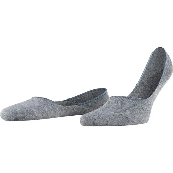 Falke Step Cotton Invisible Socks - Light Grey Melange