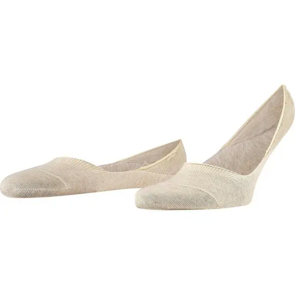 Falke Step Cotton Invisible Socks - Sand Melange