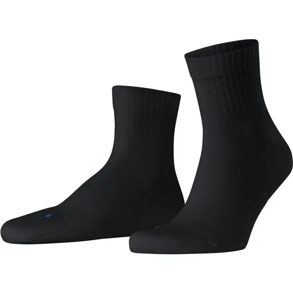 Falke Run Rib Cotton Socks - Black