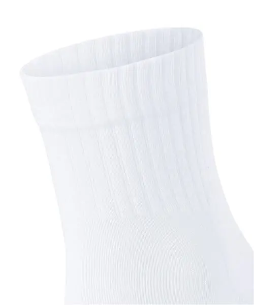Falke Run Rib Cotton Socks - White