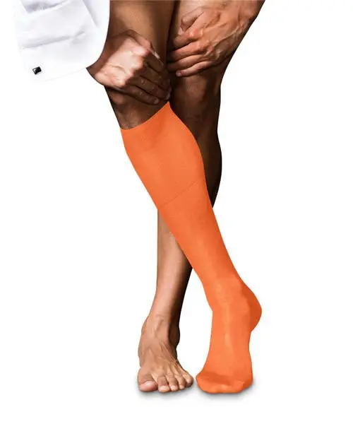 Falke No. 9 Egyptian Cotton Luxury Dress Socks - Fire
